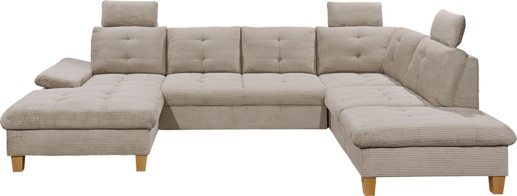 XXXLutz SEDACÍ SOUPRAVA, textil, šedá MID.YOU - Sedací soupravy - 002220054206