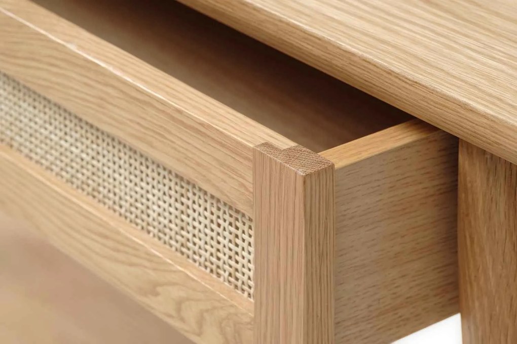 Designová konzole Tallys 110 cm přírodní dub