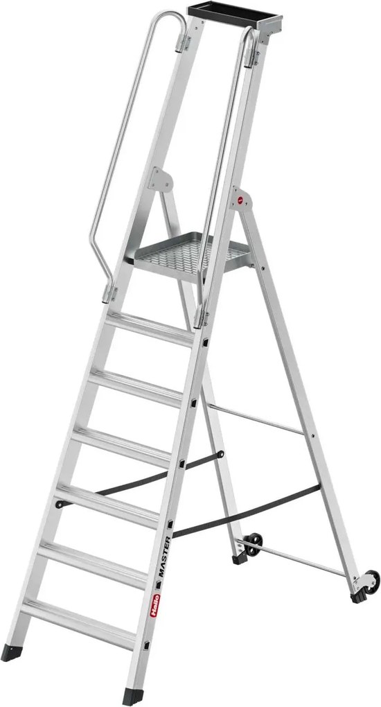 Hliníkové schůdky Hailo Master P80 7 stupňů, 10000-120