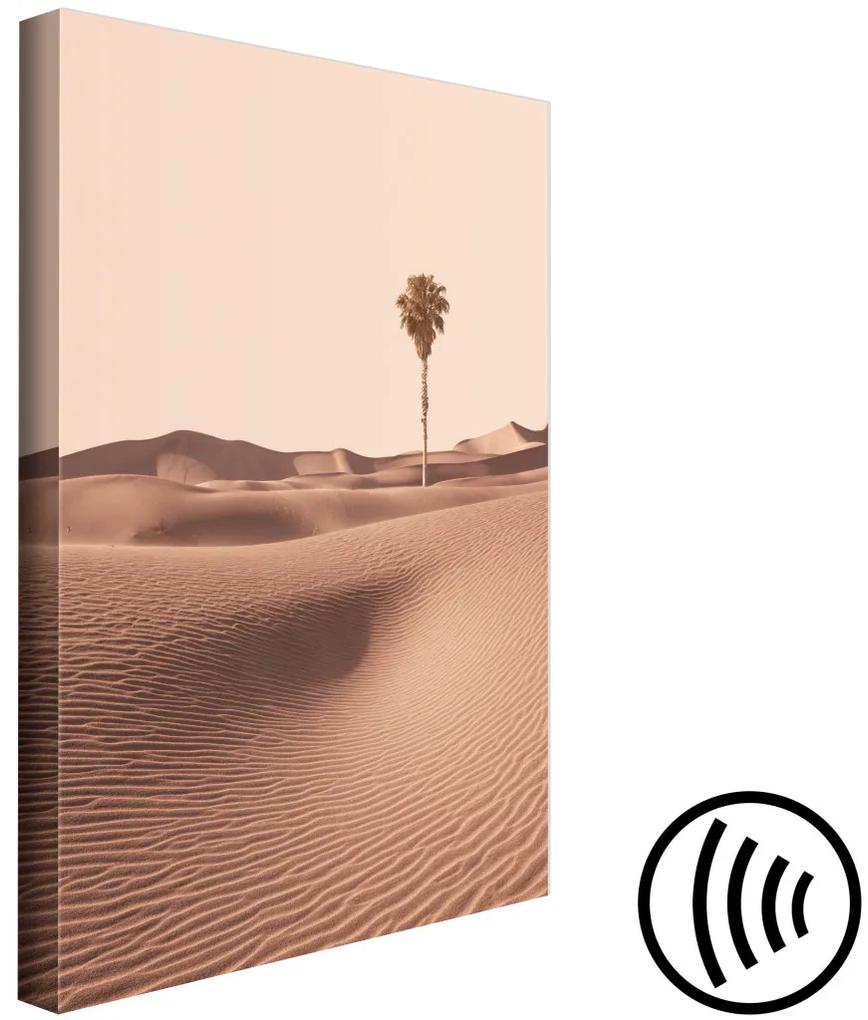 Obraz Pouštní vegetace (1-dílný) svislý - arabská poušť v Maroku