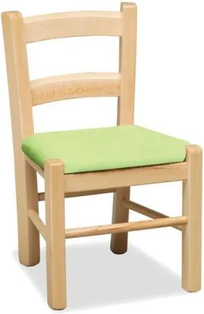 Dětská židle 1519 Moření: P-přírodní, Potahové látky: 570 ASTON-voděodolný (na výběr více variant)