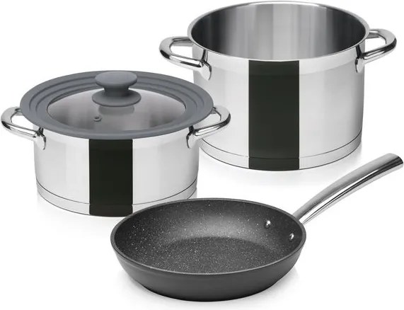TESCOMA Poklice UNICOVER ø 16, 18, 20 cm, šedá