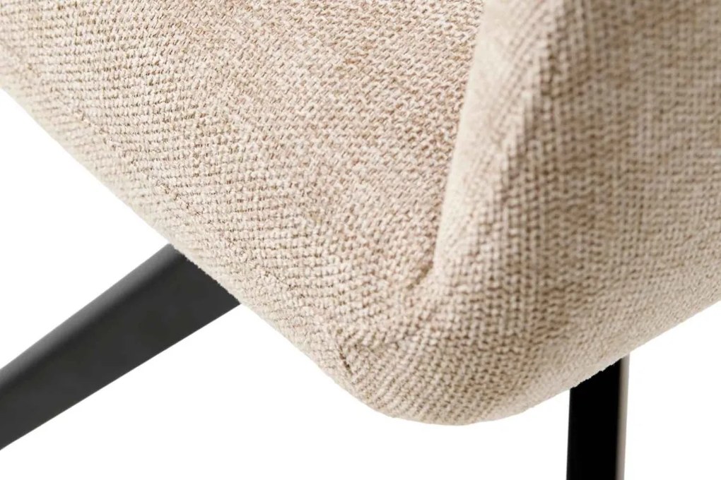 Designová otočná židle Talaith písková