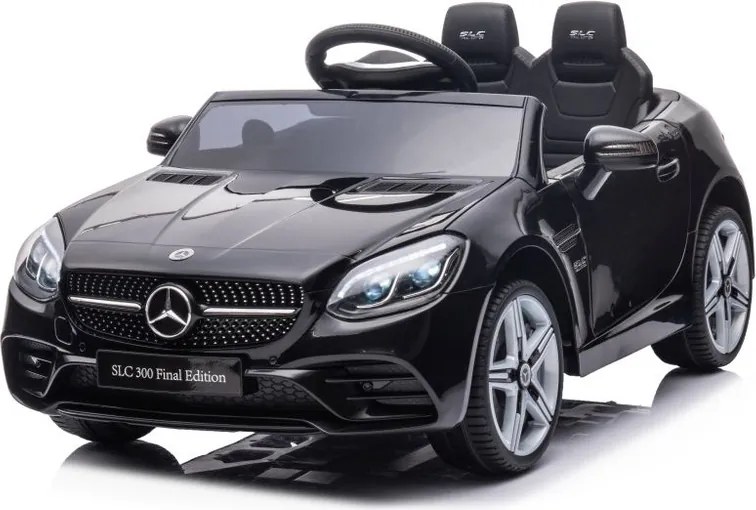 LEAN CARS Elektrické autíčko Mercedes SLC 300 LED MP3 černé