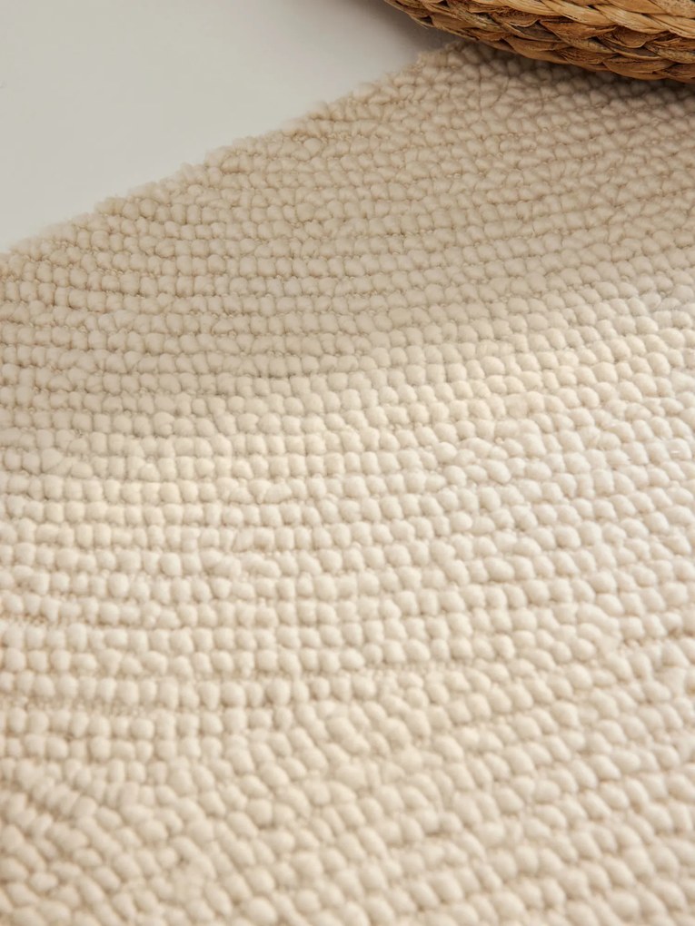 Hanse Home, Běhoun Calmio 106220 Natural White, 80x200, bílá, ložnice