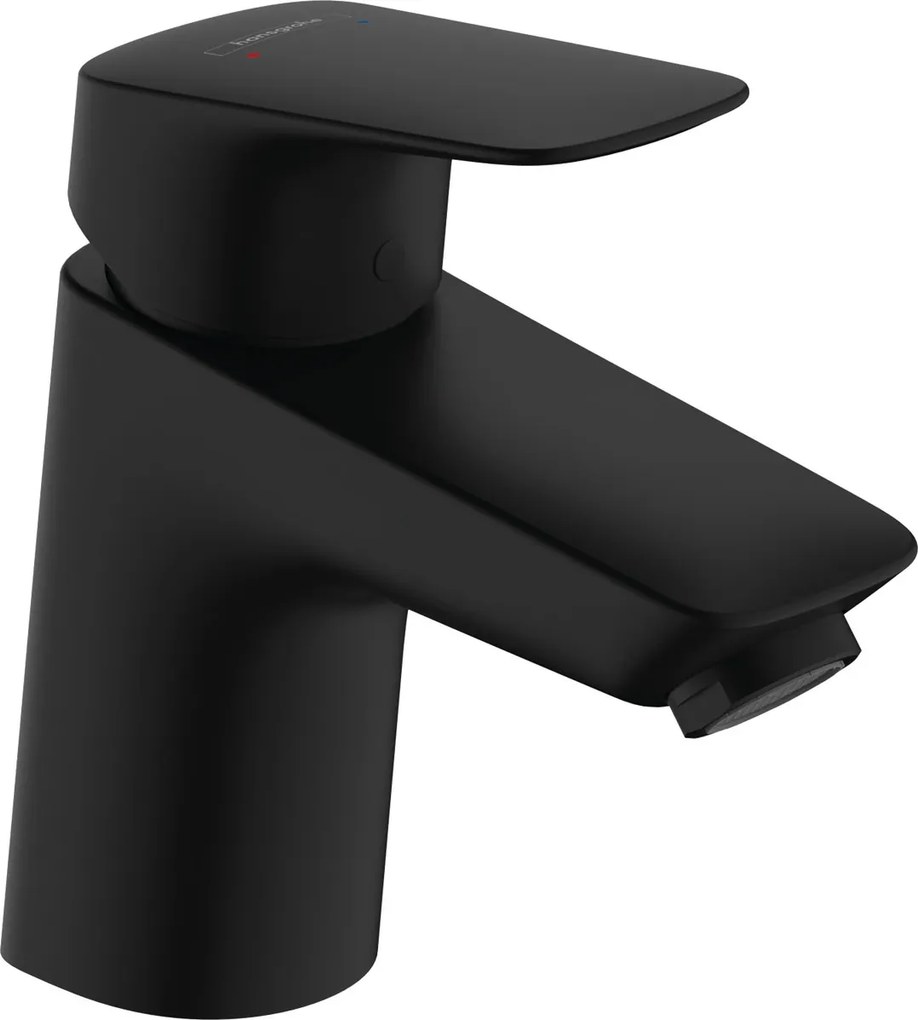 Hansgrohe Logis, páková umyvadlová baterie 70 CoolStart bez odtokové soupravy, černá matná, HAN-71073670