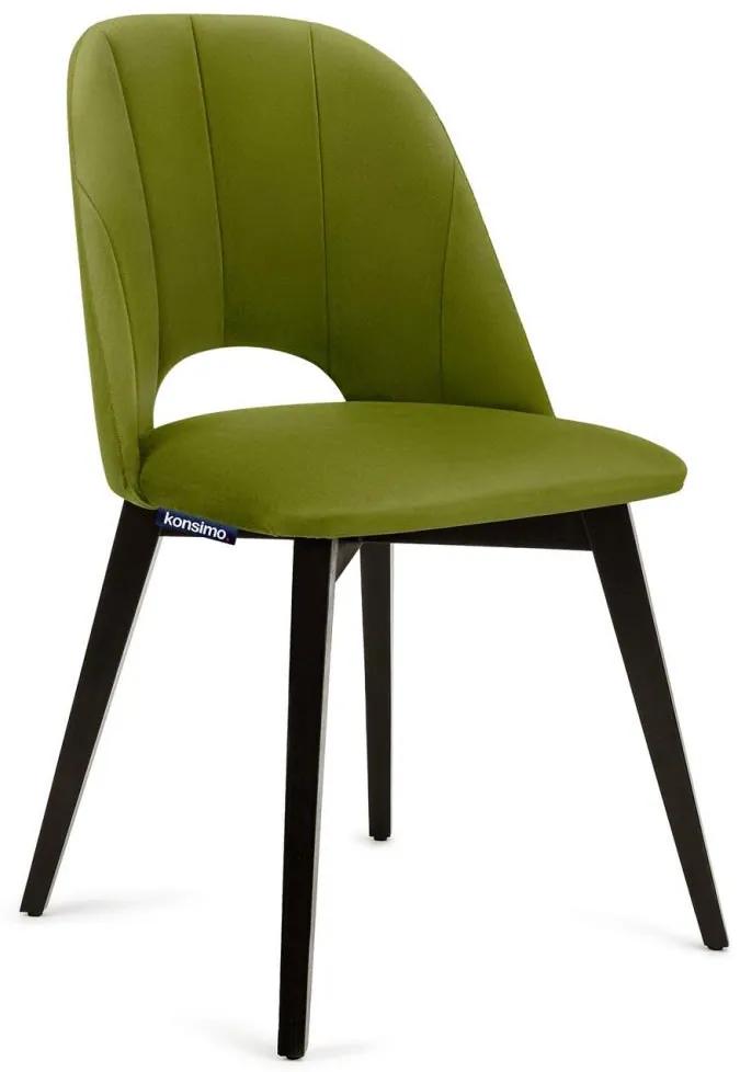 Konsimo Sp. z o.o. Sp. k. | Jídelní židle BOVIO 86x48 cm světle zelená/buk | KO0081