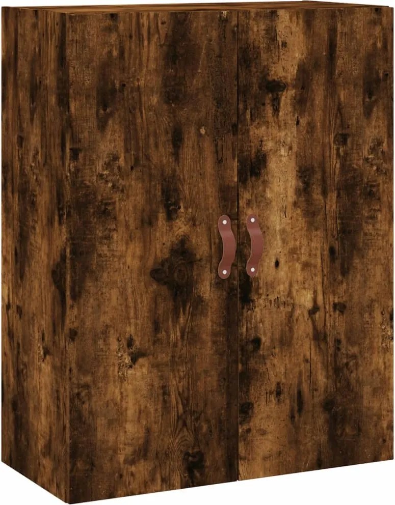 Skříň highboard kouřový dub 69,5 x 34 x 180 cm kompozitní dřevo 3195824