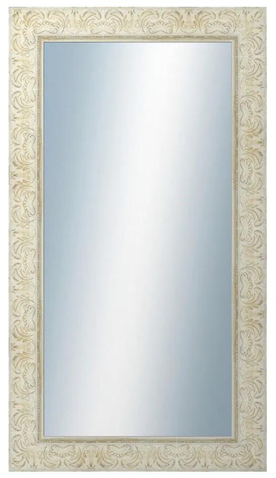 DANTIK - Zarámované zrcadlo - rozměr s rámem cca 50x90 cm z lišty PRAHA bílá (2930)