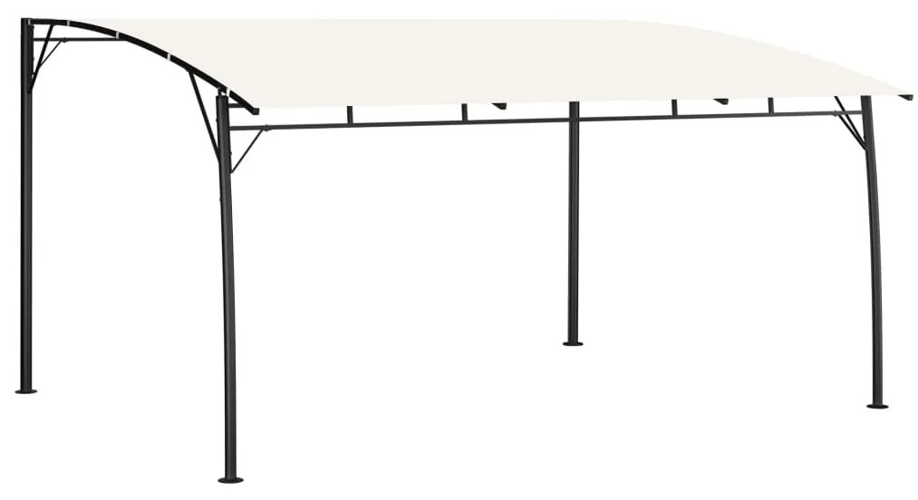 47976 vidaXL Zahradní markýza proti slunci 4 x 3 x 2,55 m krémová