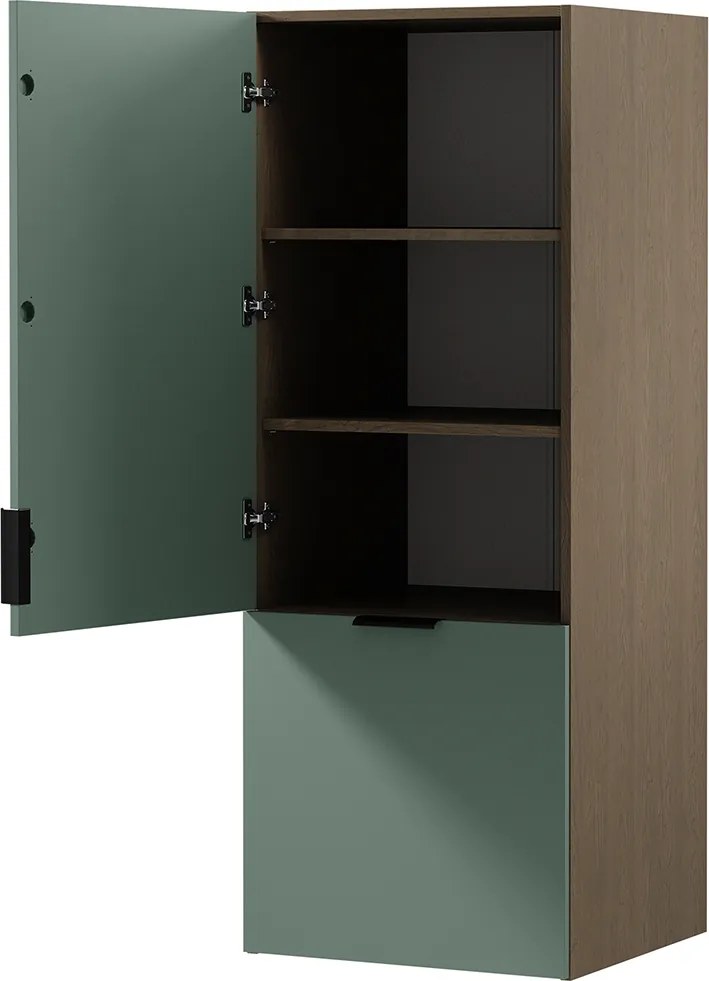 SORENTO bg | horní skříňka N60N multifunkční nástavec | 60 cm | LEVÁ | baltic/zelená