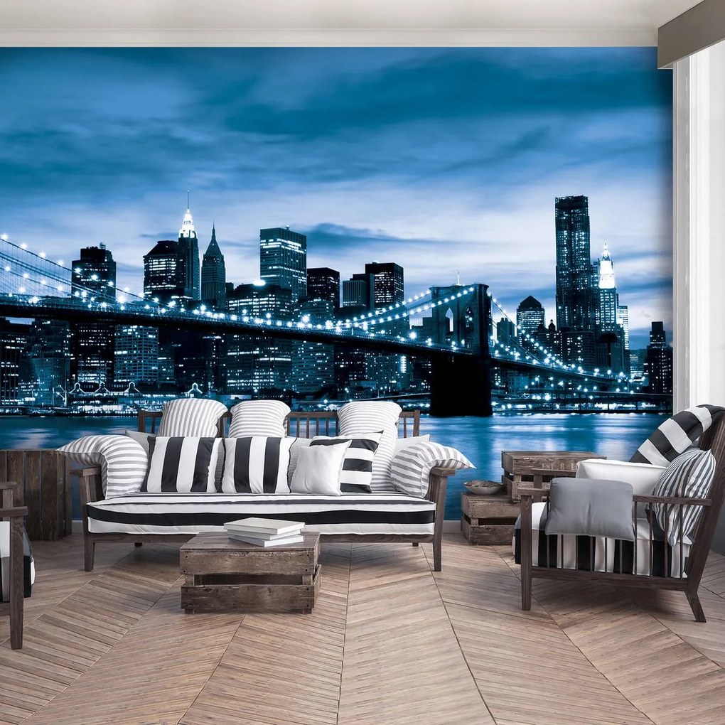 Fototapeta - New York Brooklyn Bridge City (152,5x104 cm)