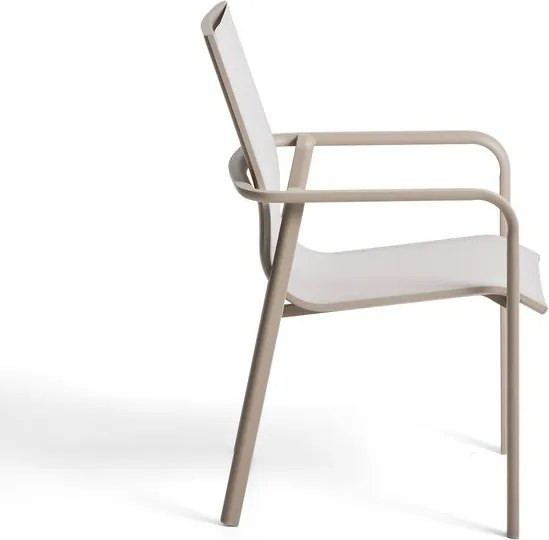Béžová/taupe zahradní židle Canea – Kave Home