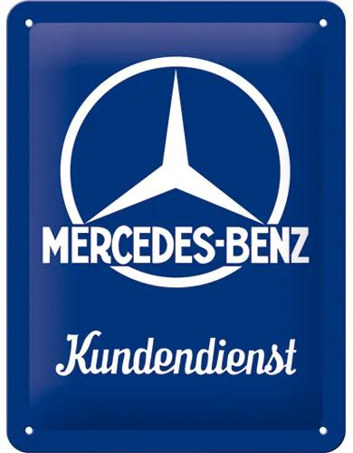 Postershop Plechová cedule: Mercedes-Benz (Kundendienst) - 20x15 cm
