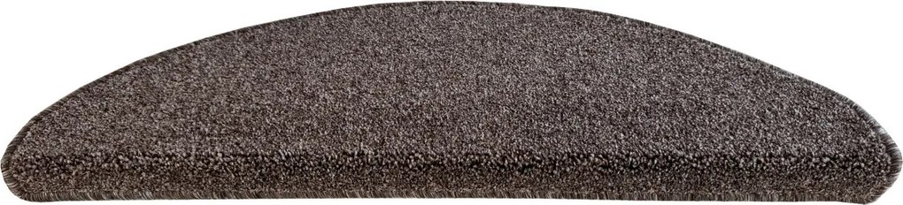 Vopi Nášlapy na schody Apollo Soft hnědý půlkruh - 28x65 půlkruh (rozměr včetně ohybu)