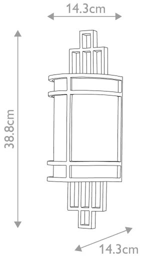 Feiss FE-FUSION1 - Nástěnné svítidlo FUSION 1xE27/60W/230V