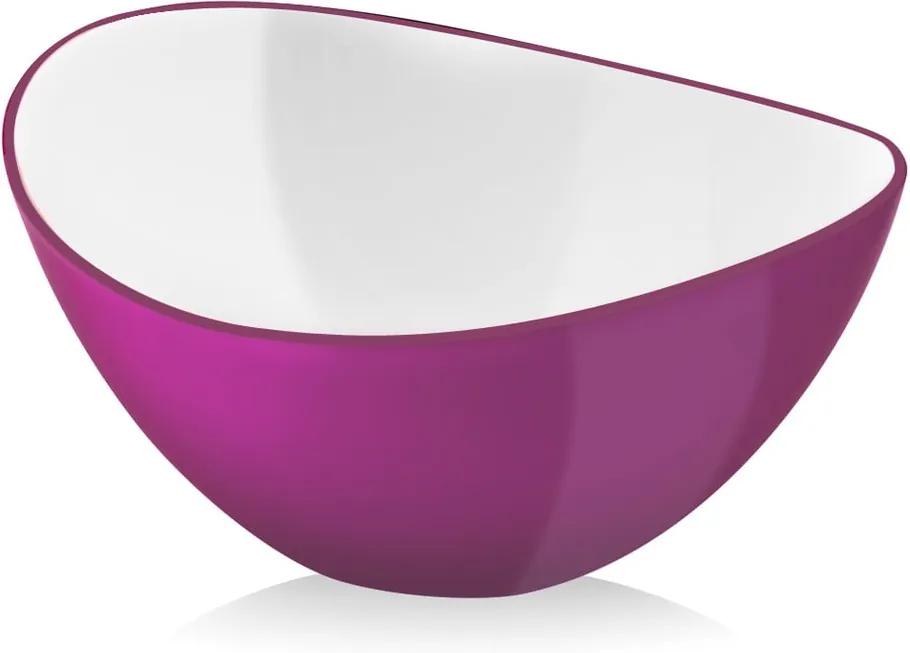 Růžová salátová mísa Vialli Design, 16 cm