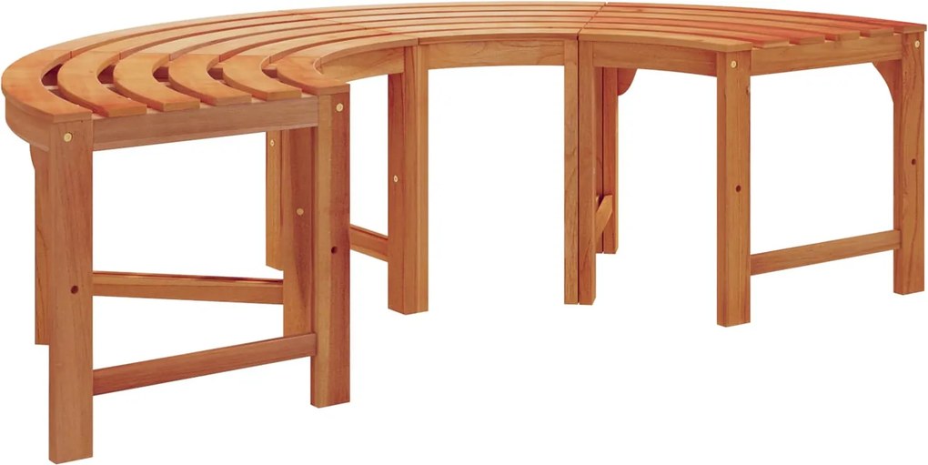 Stromová lavička 8 -Seater 2 ks 160 x 80 x 45cm Přírodní 3324835