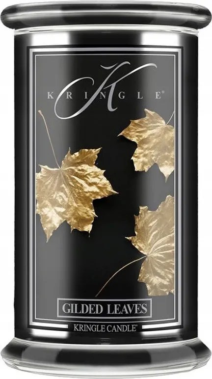 Velká Kringle Candle Gilded Leaves Reserve Line