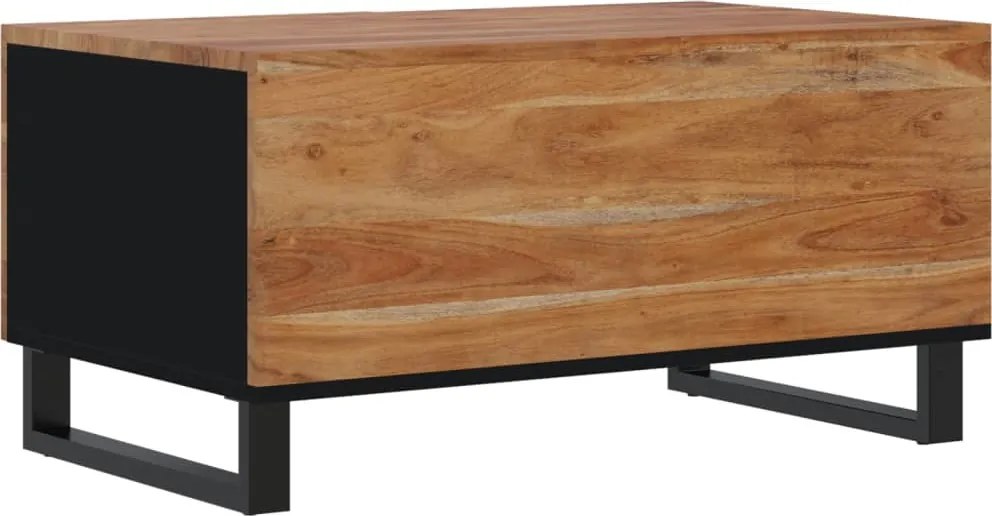 vidaXL Konferenční stolek 80 x 50 x 40 cm masivní mangovník a kompozit [350633] Barva: Světlé dřevo