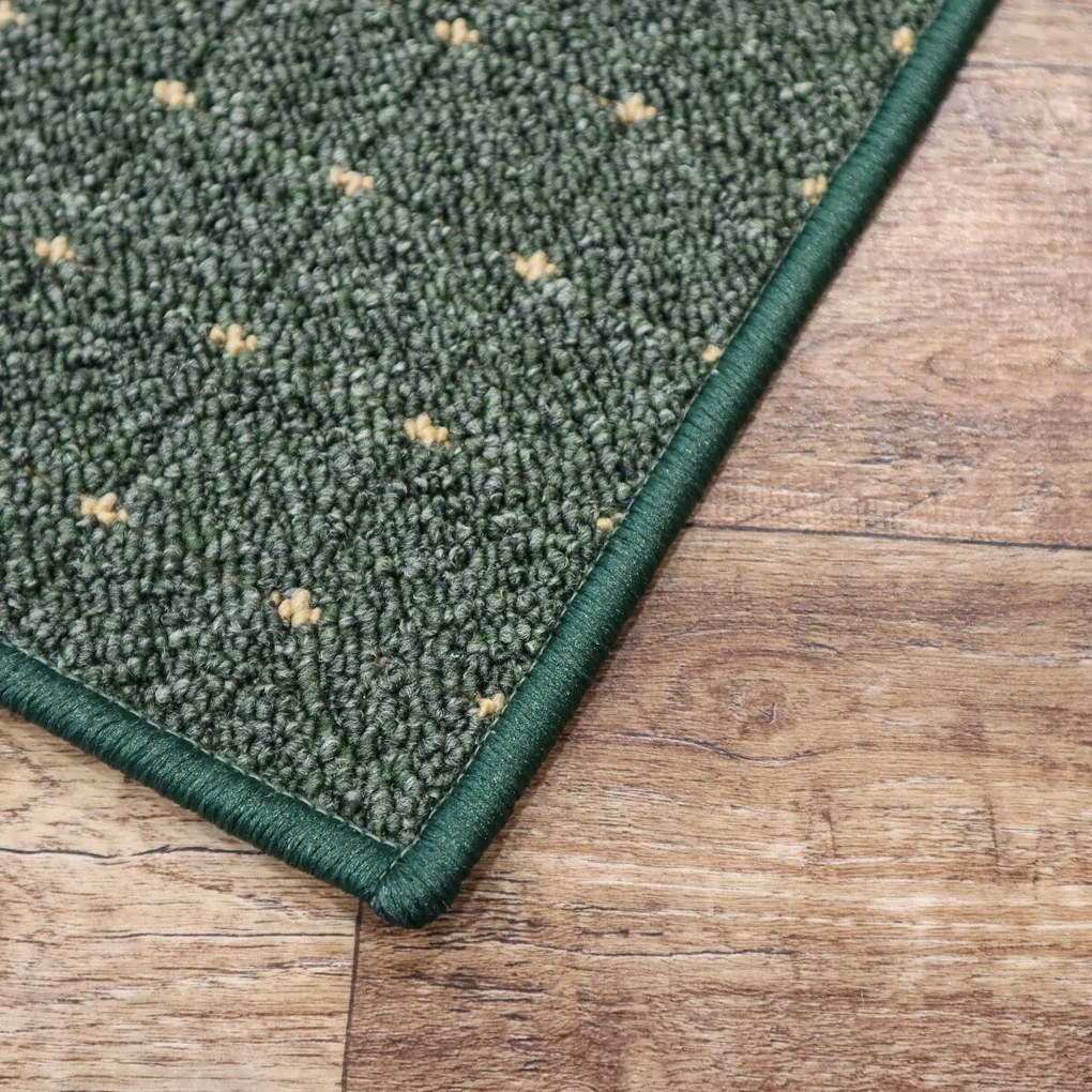 Condor Carpets, Kusový koberec Udinese zelený, 400x500, zelená, chodba / předsíň