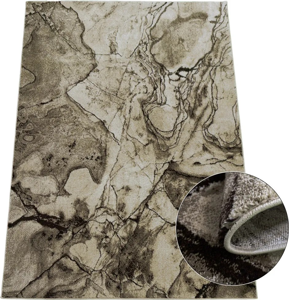 BE Koberec Wenus 7770 BEIGE - béžový obdélníkový Rozměr: 60x100 cm