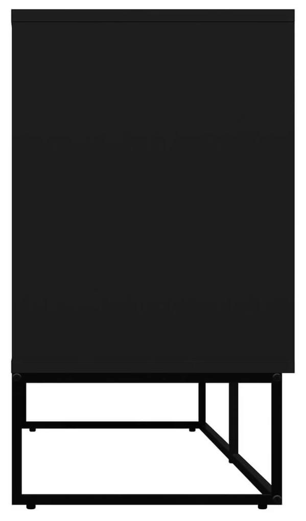 Komoda pili 176 x 76 cm černá MUZZA