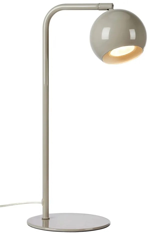Šedobéžová stolní lampa s kovovým stínidlem (výška 39,5 cm) Pop – Markslöjd
