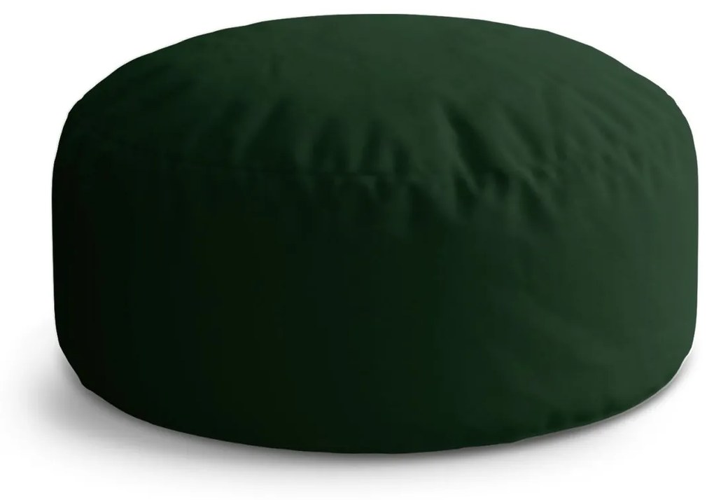Sablio Taburet Circle Lesní zelená: 38x48 cm