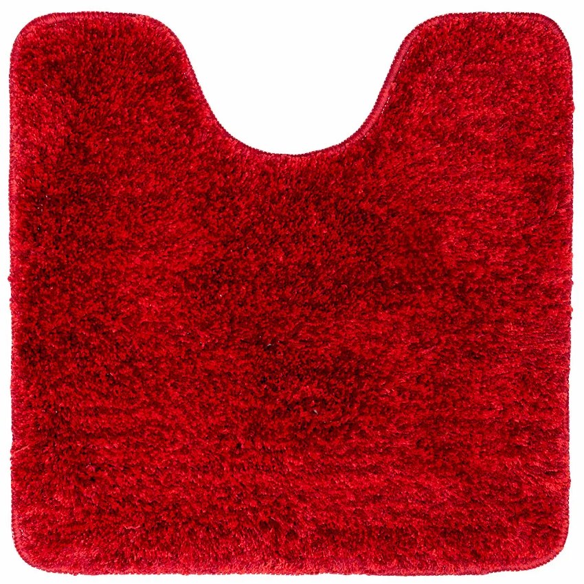 Tegatex Koupelnová předložka WC výkroj – Červená 50*50 cm