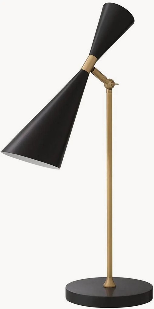 Ručně vyrobená stolní lampa's mramorovou podstavou Milos