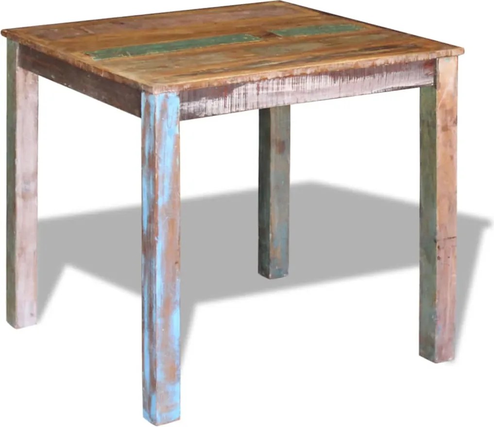 Jídelní stůl masivní recyklované dřevo 80 x 82 x 76 cm 243452