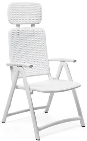 NARDI GARDEN - Skládací židle ACQUAMARINA bílá