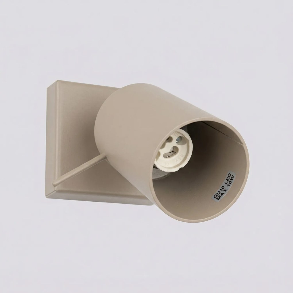 Sollux Lighting Nástěnné svítidlo RING šedobéžové