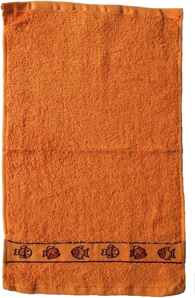 Dětský ručník s motivy 30x50 - Oranžová | 30 x 50 cm