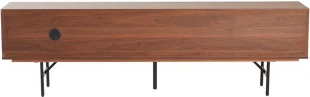 TV stolek v dekoru ořechu v tmavě přírodní barvě 180x51x40 cm Duvberg – Jotex
