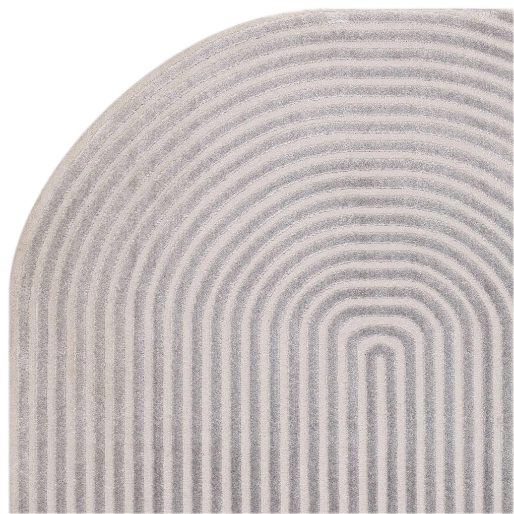 Tribeca Design Kusový koberec Zoom Shape Silver Grey Rozměry: 120x170 cm