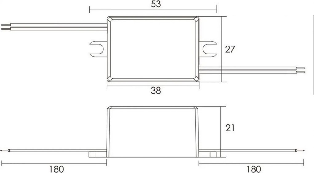 IMPR 872014 Deko-Light napájení MiniD50004NT konstantní proud 500 mA IP65 stmívatelné 4-8V DC 4W