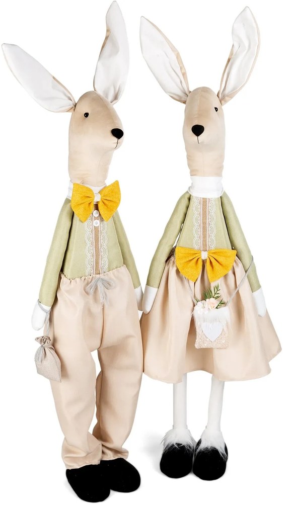 VELIKONOČNÍ FIGURKA BUNNY3 100 CM VÍCEBAREVNÁ