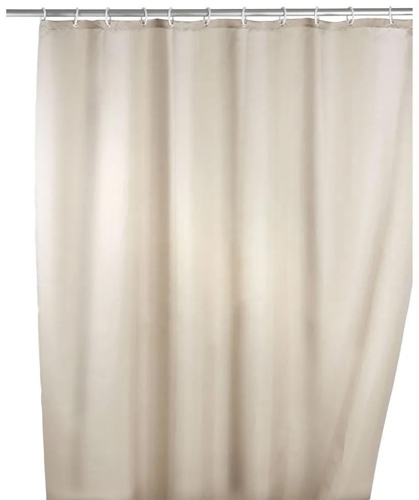 Sprchový závěs, textilní, barva béžová, 180x200 cm, WENKO | BIANO