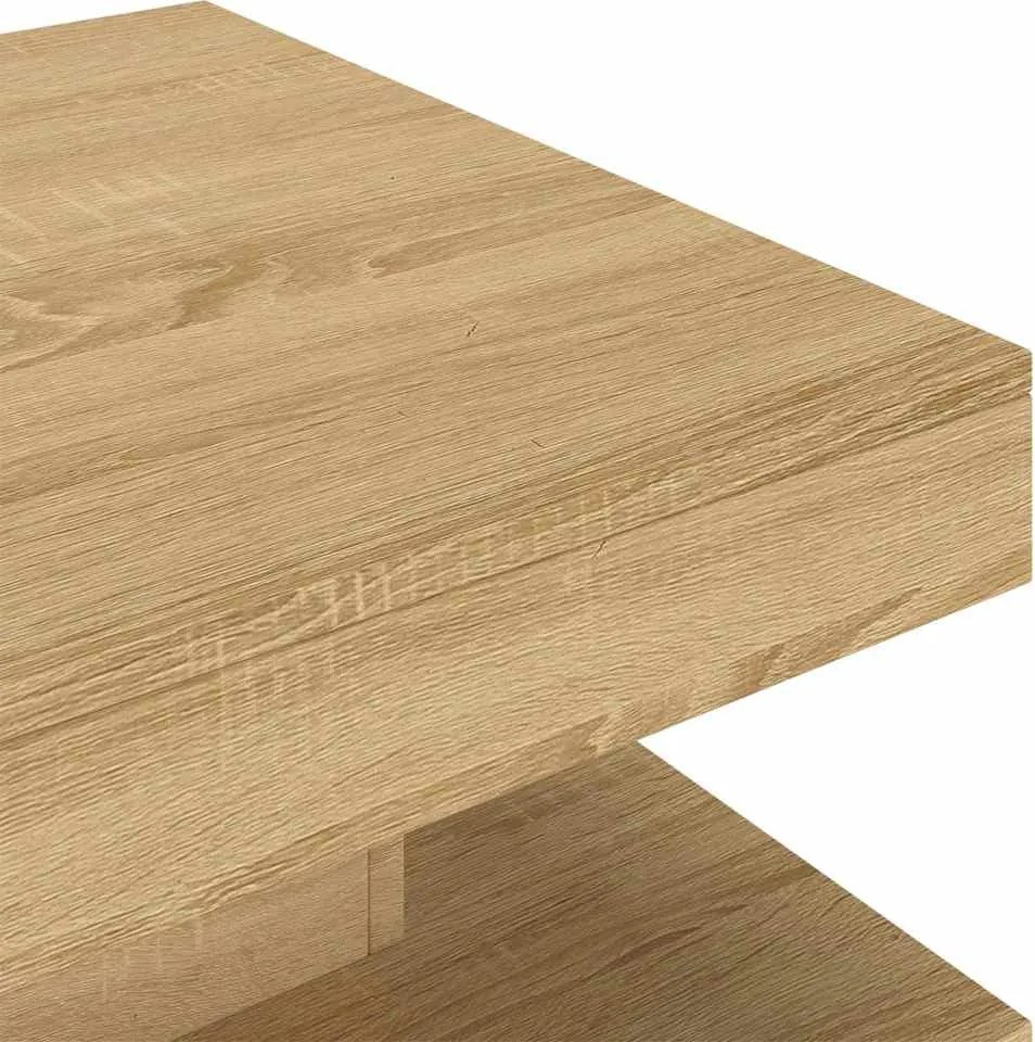 Konferenční stolek světle hnědý 60 x 60 x 35 cm MDF 286096
