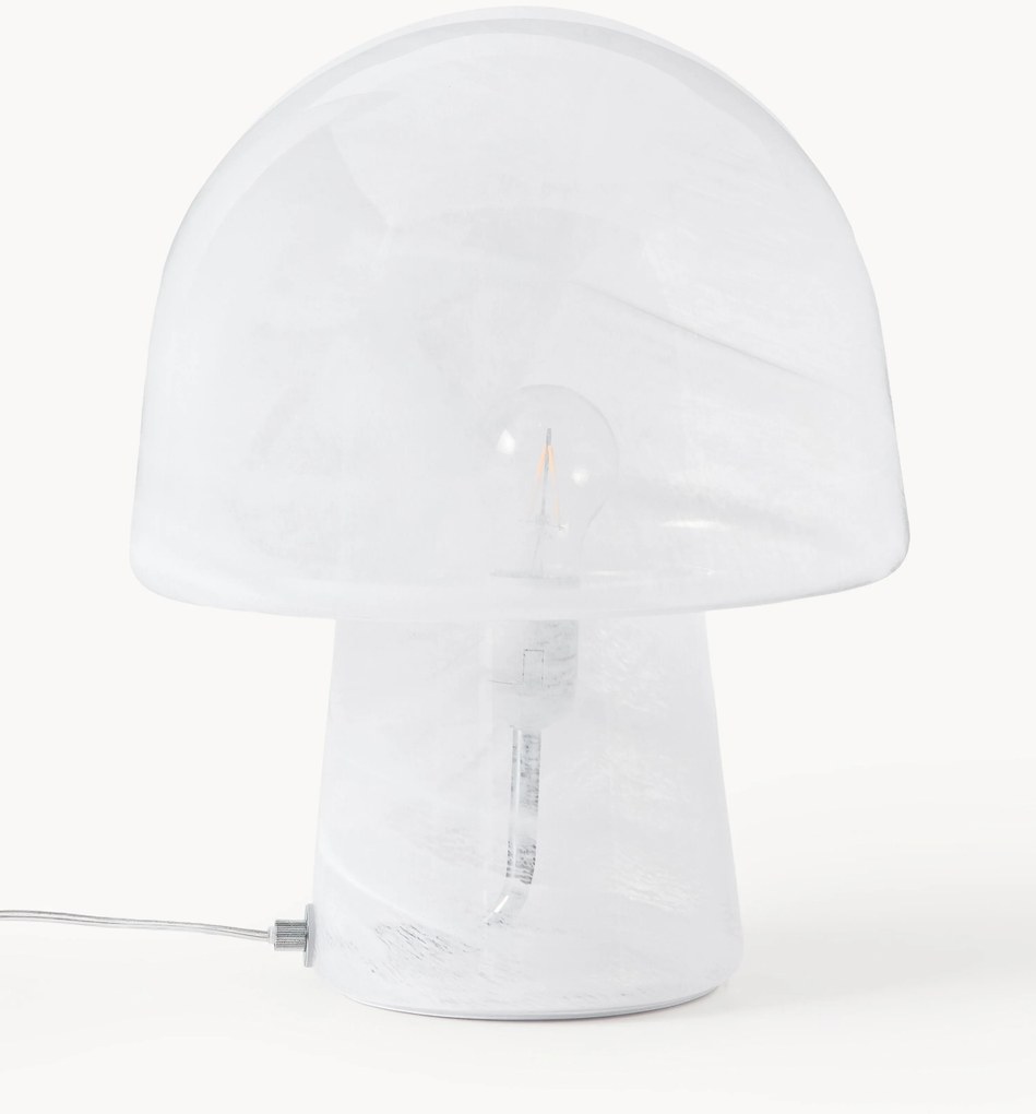 Stolní lampa's mramorovým efektem Talia, v různých velikostech