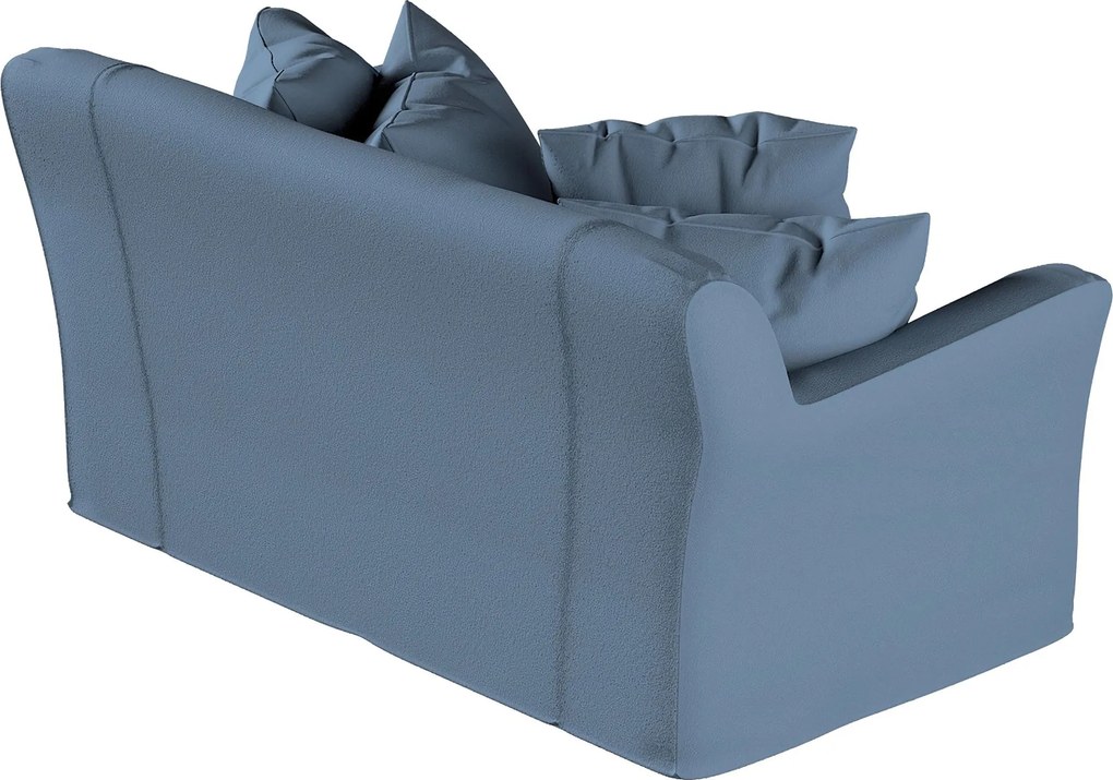 Potah na pohovku IKEA  Tomelilla 2-místná nerozkládací barva modrá látka pletený vzor