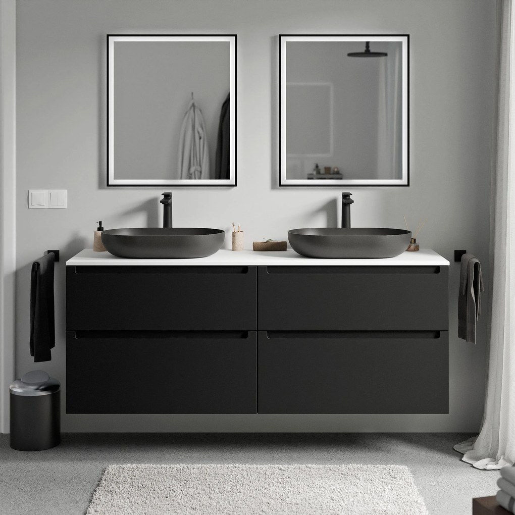 Koupelnová skříňka pod umyvadlo na desku VIREO 160 cm