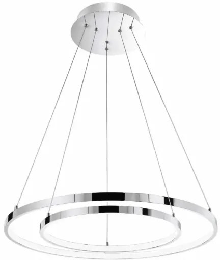 LED lustr Aria 75W 60 chrome