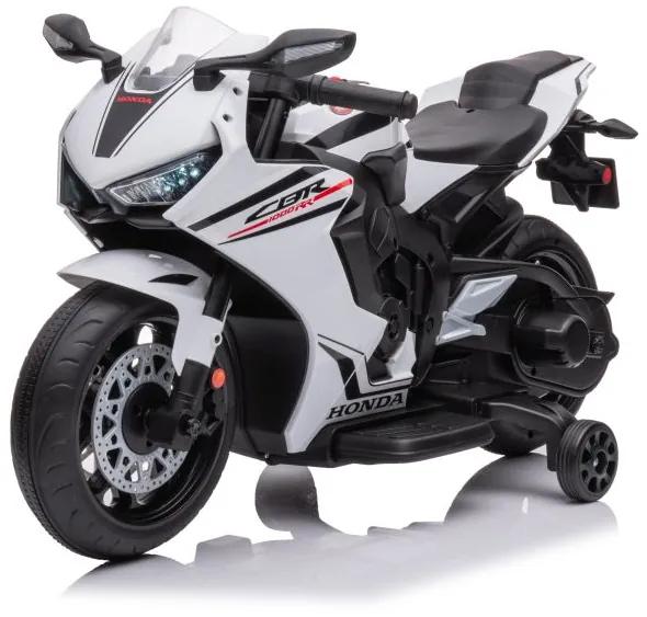 Dětská elektrická motorka Honda CBR 1000RR bílá
