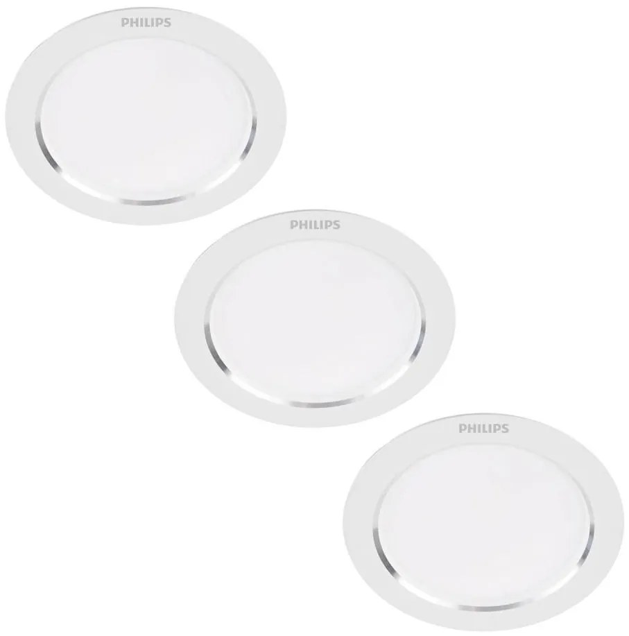 Philips - SADA 3x LED Podhledové svítidlo DIAMOND LED/3,5W/230V 3000K