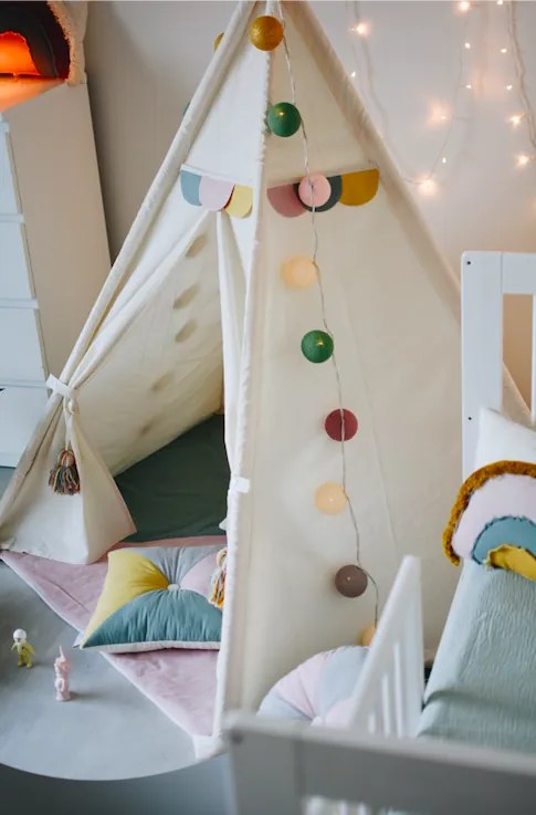 Vigvam design Nature Teepee Luna Park Orchid - PĚTIÚHELNÍKOVÉ BEZ DOPLŇKŮ