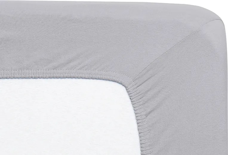 Florella Prostěradlo Avance Jersey 45 Silber, 180-190x200 cm