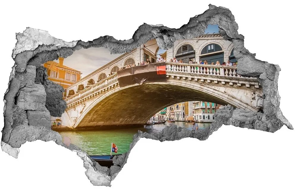 Wallmuralia Nálepka fototapeta 3D výhled Benátky Itálie 95x73 cm